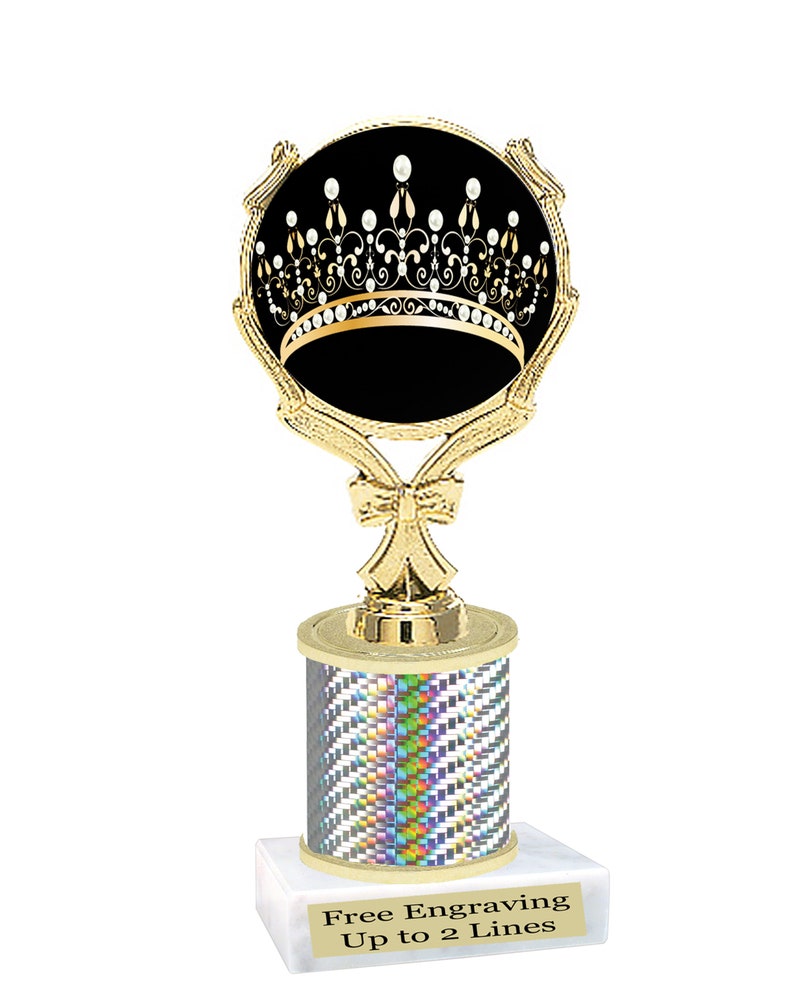 Crown Theme Trophy. Cute Trophy for Any Pageants Contests - Etsy