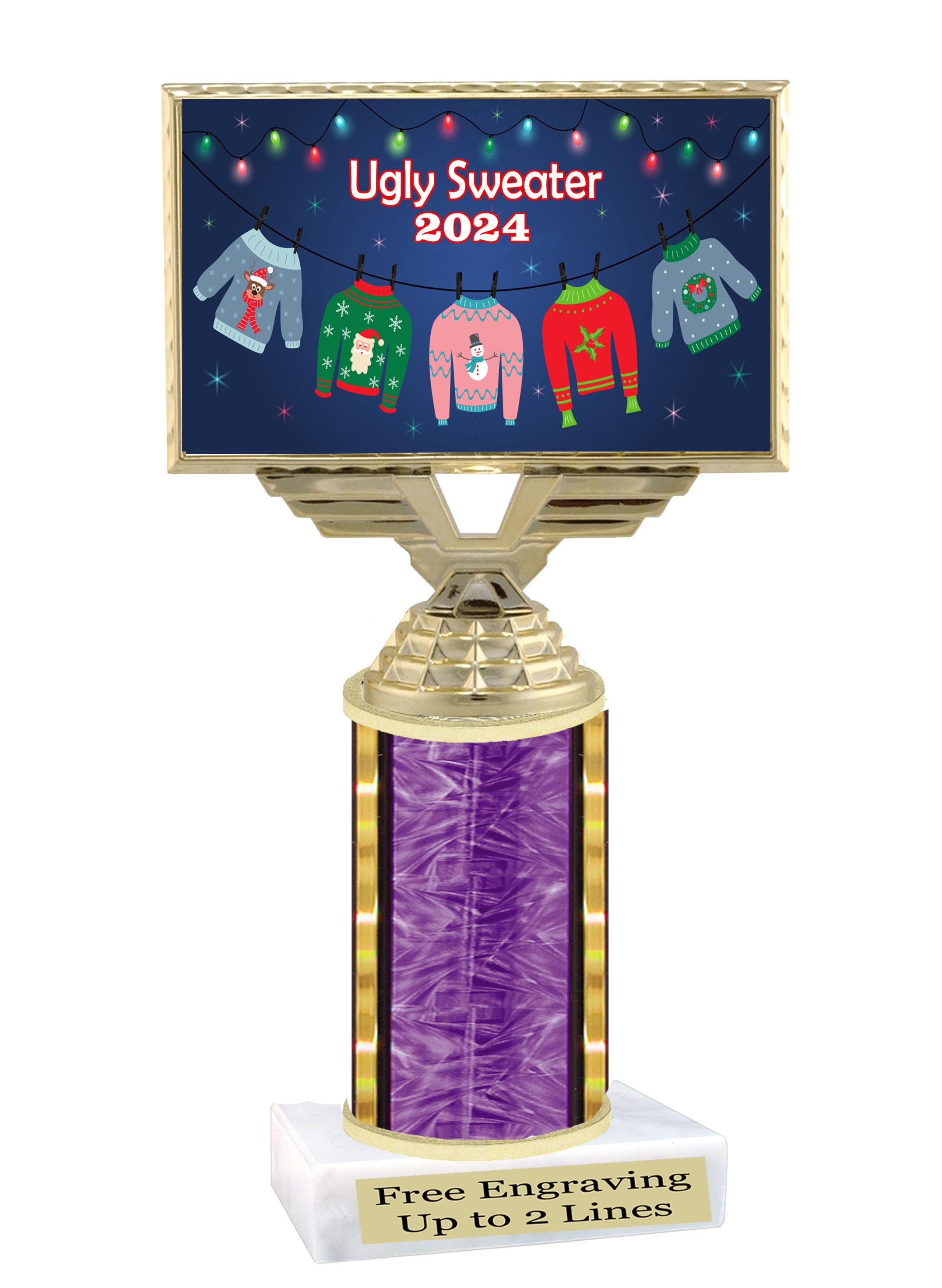 Ugly Sweater Trophy. Great for Your Family, Office, Church or ...