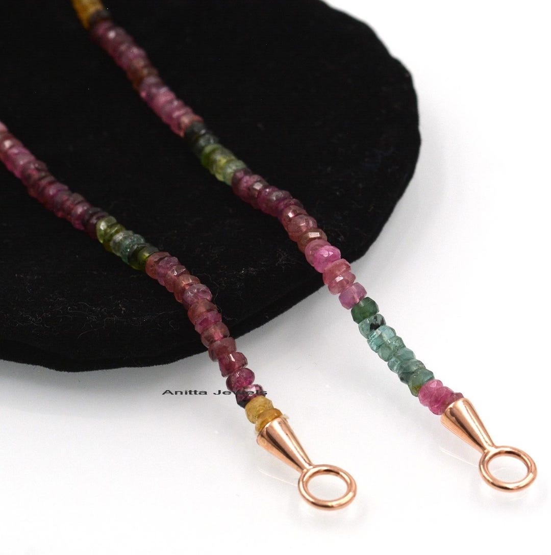 925 Silver Lapis Beads Necklace Jewelry, Gemstone Beads Line, Enhancer ...