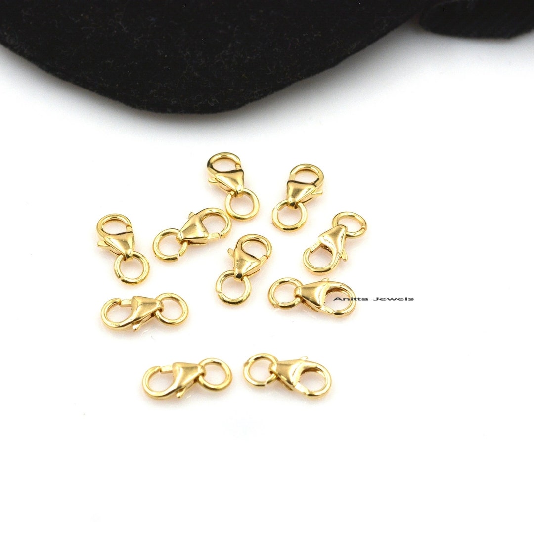 14K Lobster Lock, Gold Lobster Lock, Solid Gold Lobster Lock, 9K ...