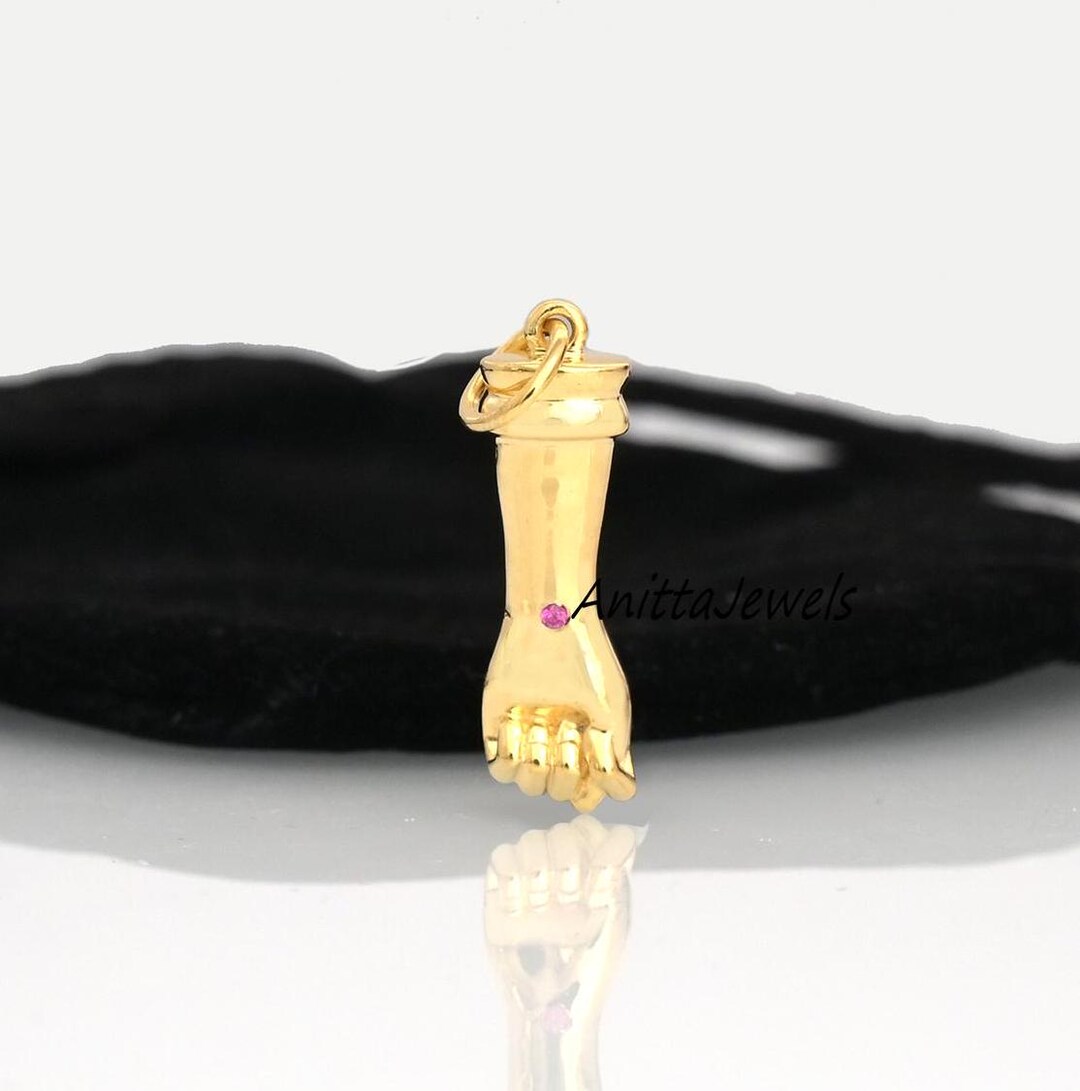 925 Silver Figa Hand Pendant,mano Fico Figa Pendant,silver Figa Hand ...