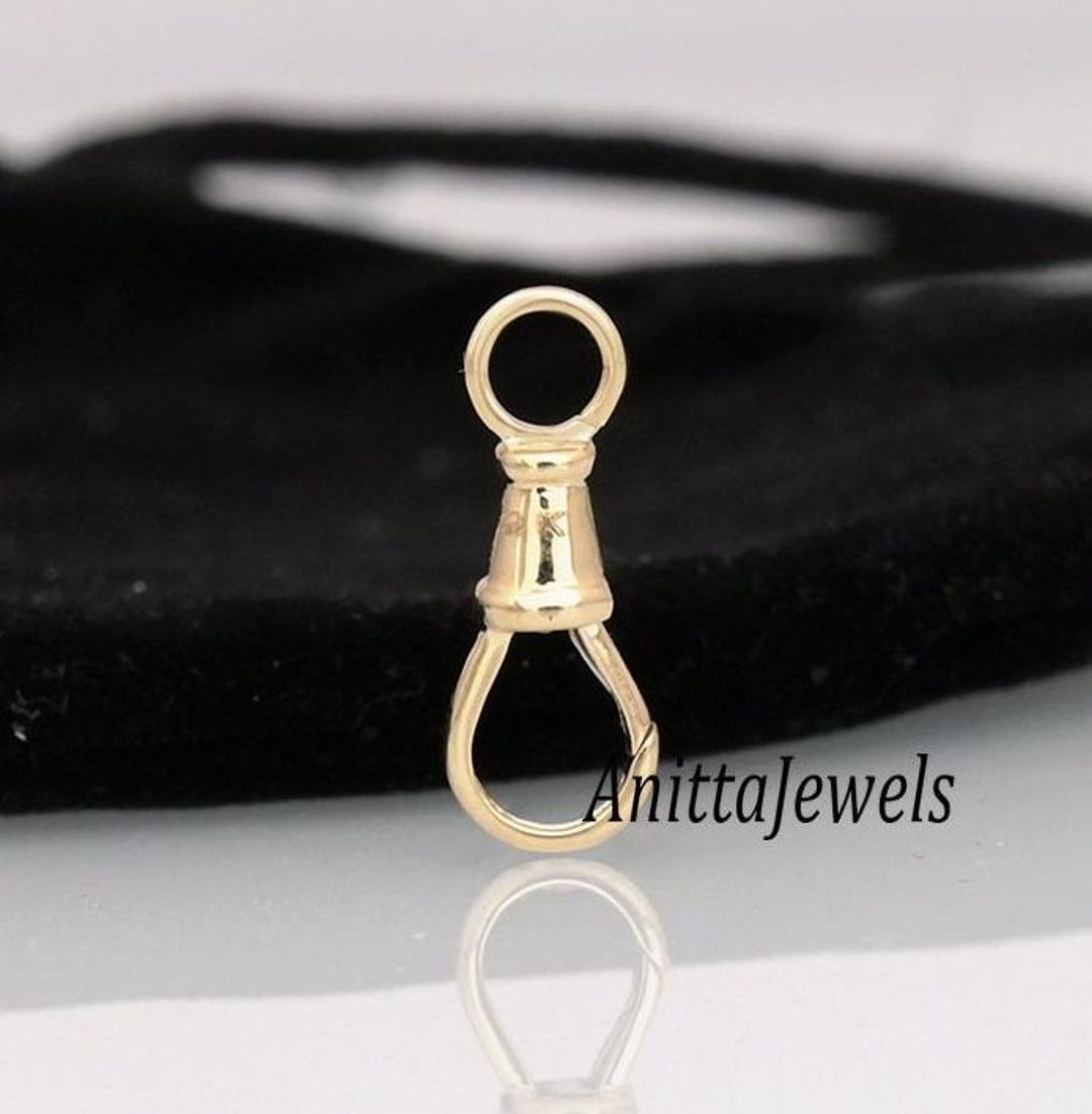 Silver Swivel Lock, Swivel Lock, Enhancer Swivel Lock Pendant, Push ...