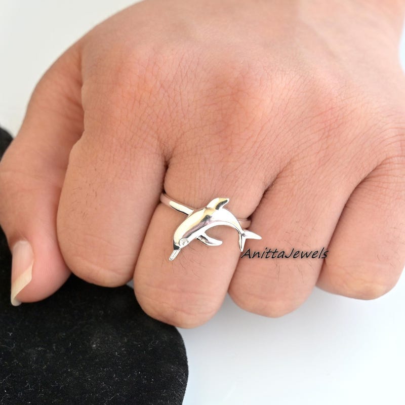 Dolphin Toe Ring - Etsy