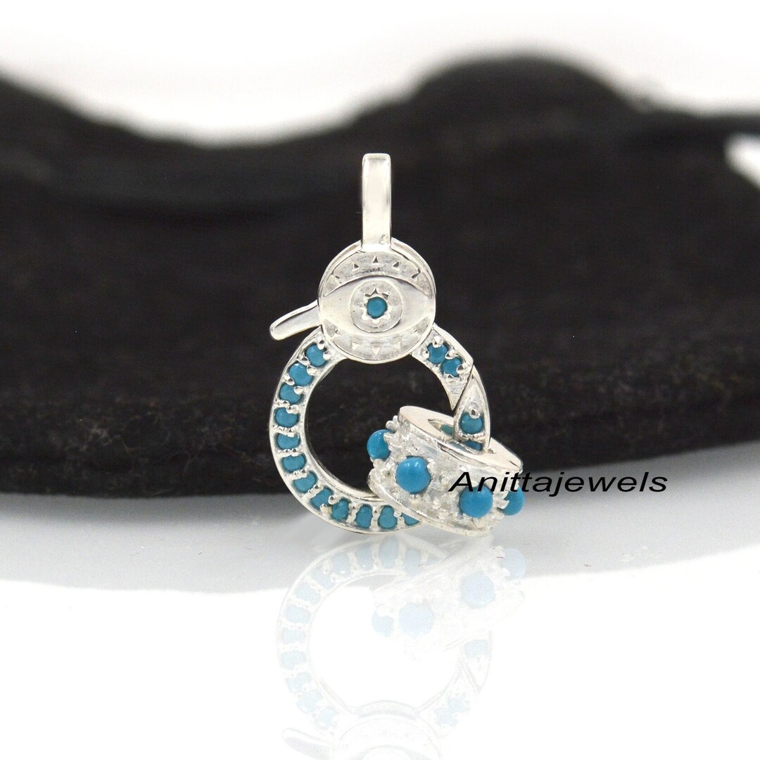 14K Gold Plated Diamond Lobster Lock, Lobster Push Lock, Enhancer Chain ...