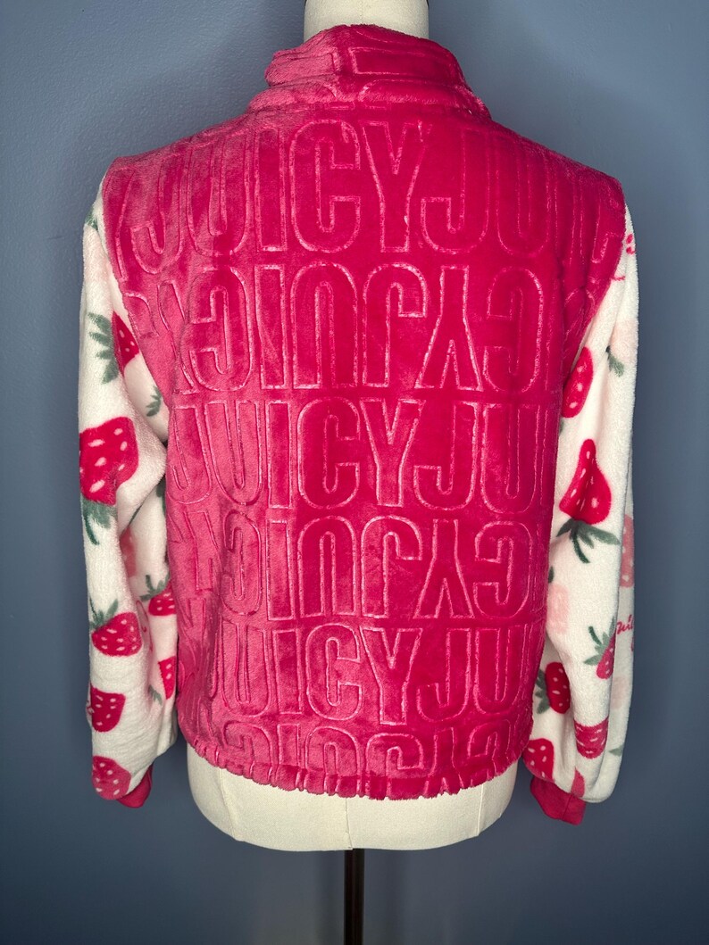 Handmade Upcycled Juicy Couture Jacket | Strawberry Sleeve, Size Small ...