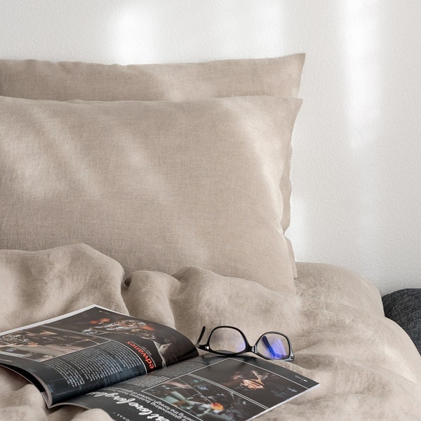 Washed Linen Bedding - Etsy