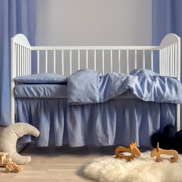 Linen Baby Bedding - Etsy