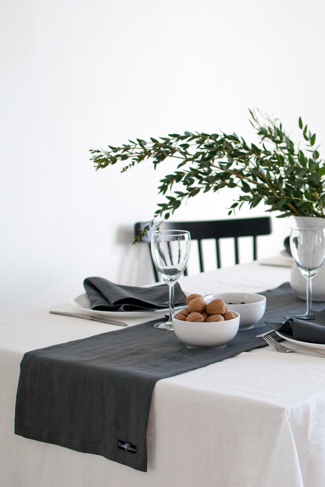 Washed Linen Table Runner in Many Colors - Etsy