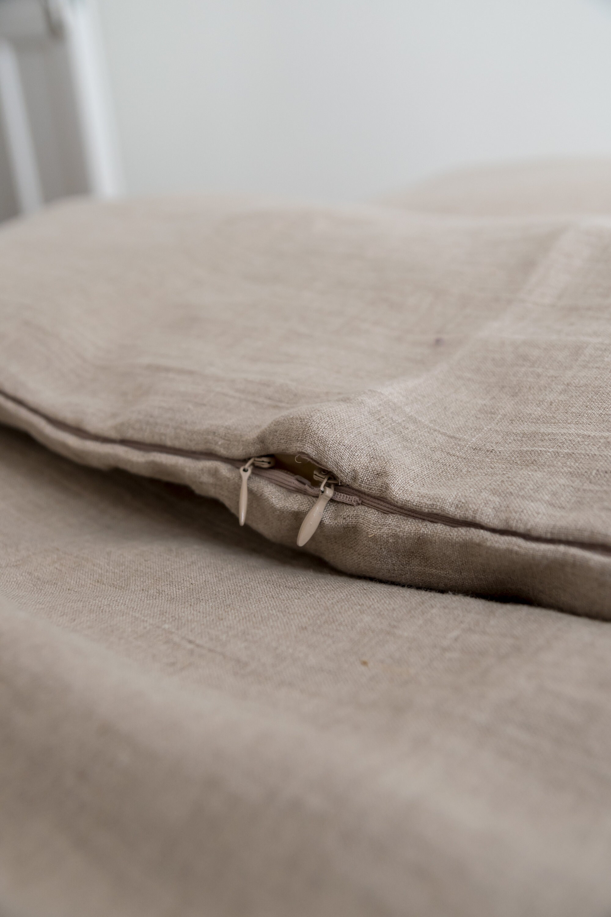 Natural Linen Baby Bedding, Gender Neutral Toddler Linen Bedding Set ...