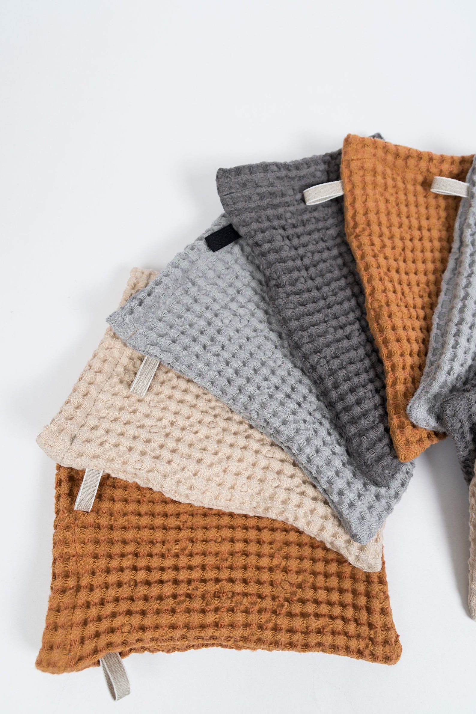 Linen Waffle Weave Spa Glove, Hypoallergenic Wash Mitt - Etsy