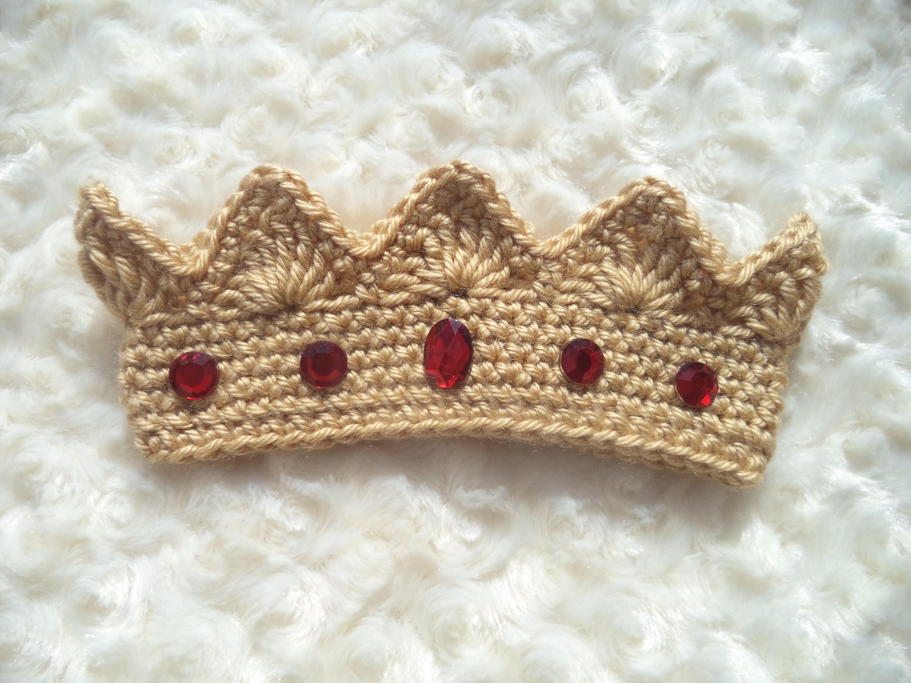 Crochet Baby King Crown, Crochet Diaper Cover Set, Crochet Prince ...