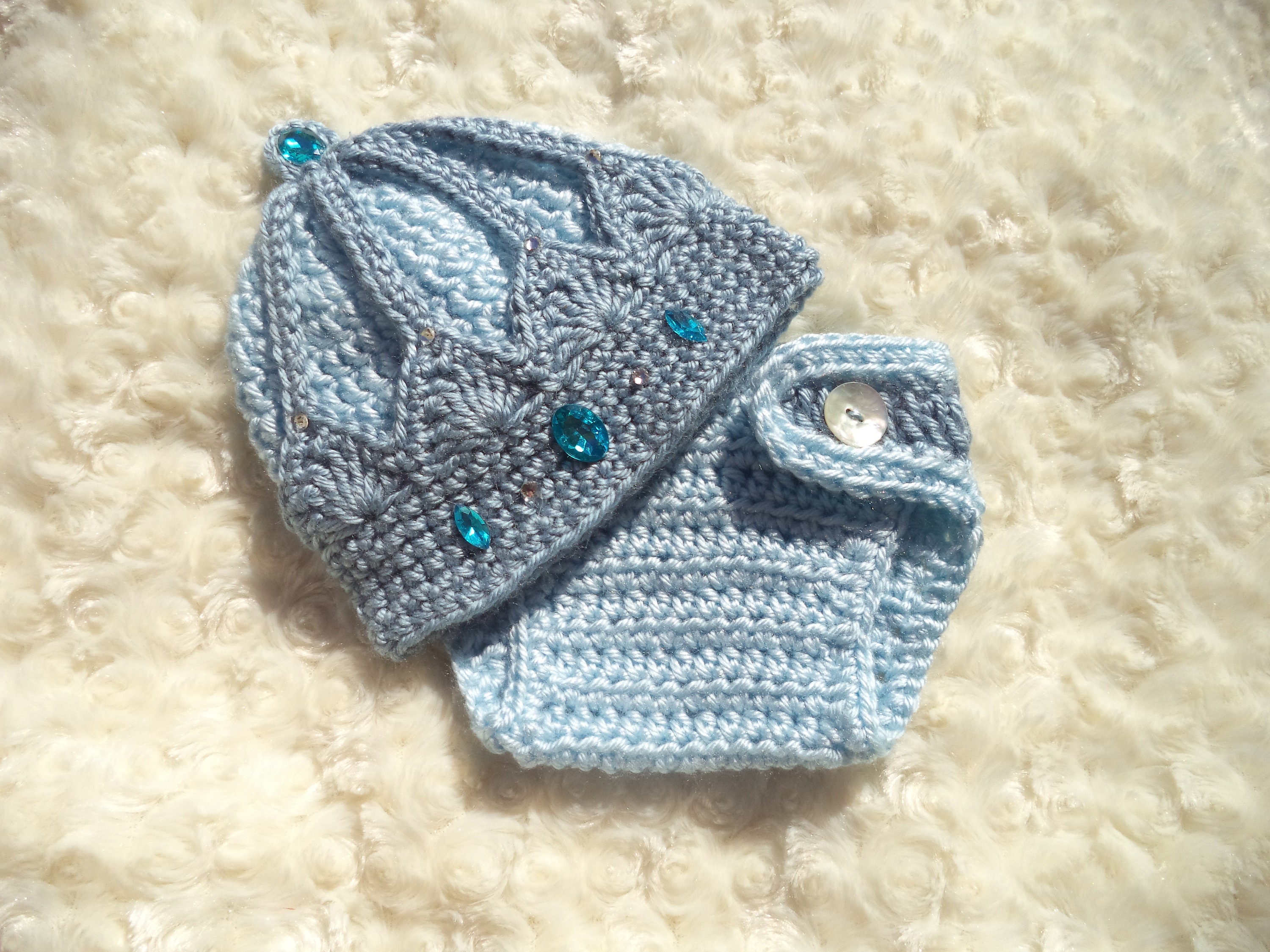 Crochet Baby King Crown Hat, Newborn Boy Photo Outfit, Prince Crown Hat ...