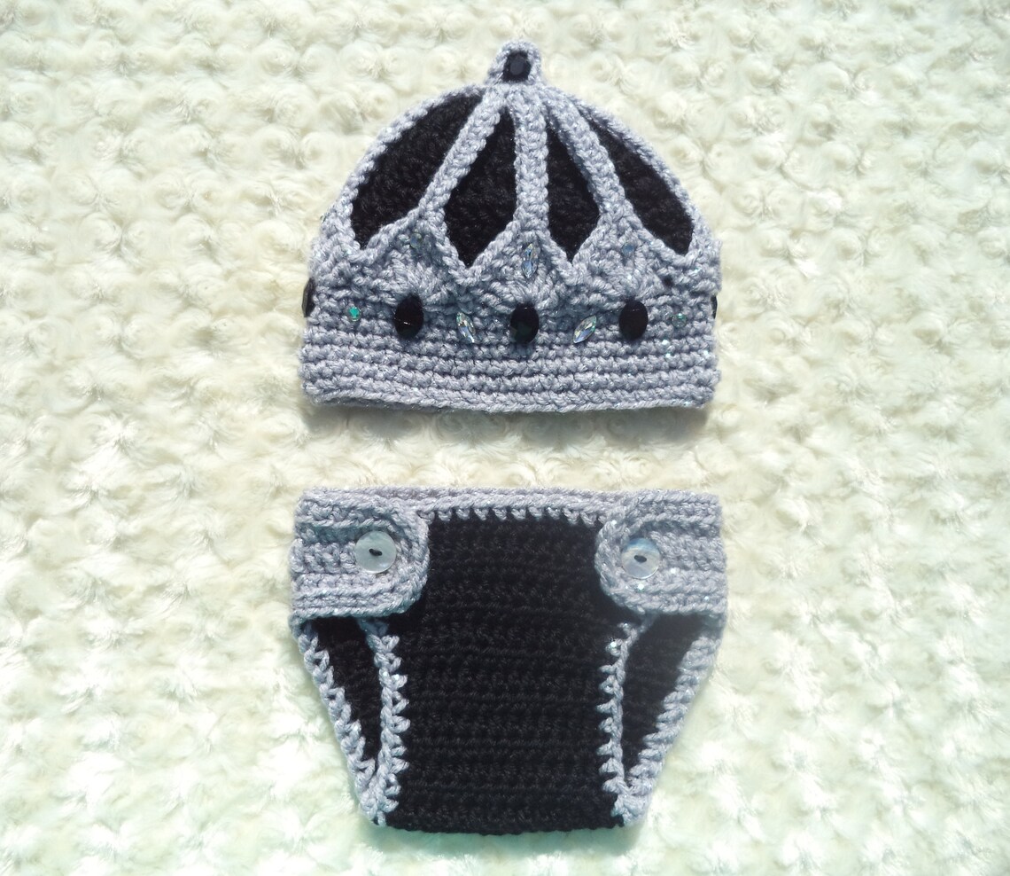 Crochet Baby King Crown Hat Crochet Prince Crown Hat Baby - Etsy