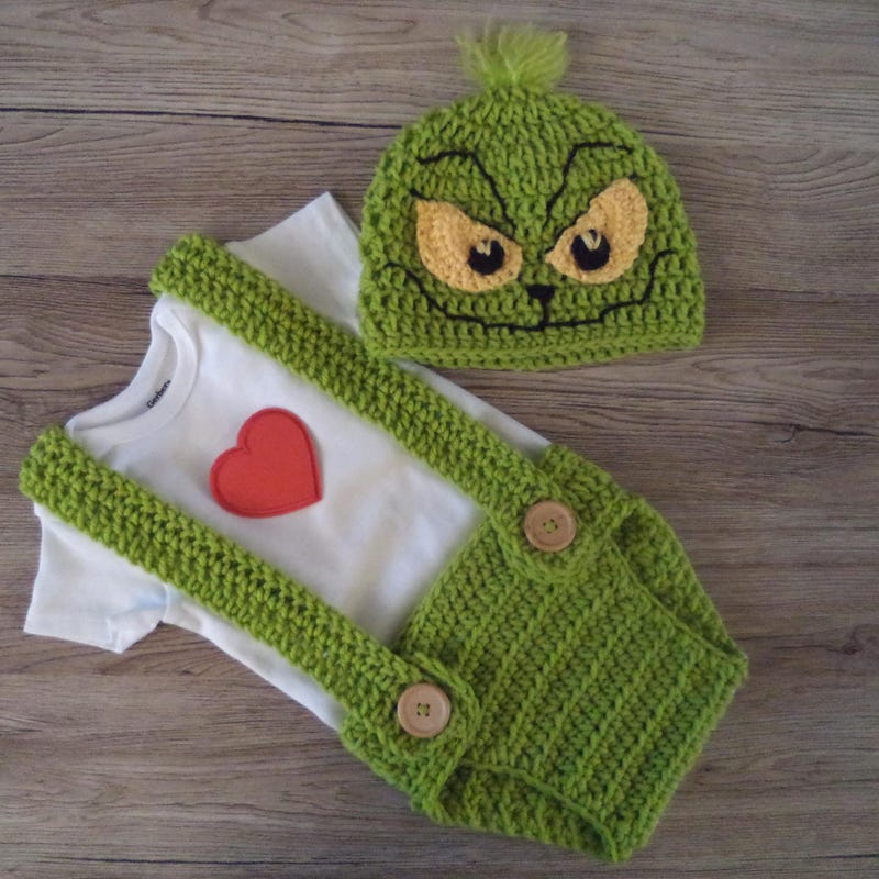 Crochet Grinch Hat - Etsy