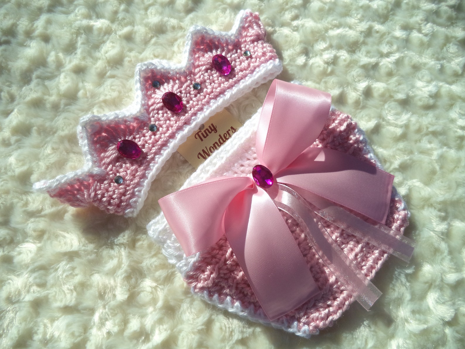 Crochet Baby Princess Crown Crochet Baby Girl Outfit Crochet - Etsy