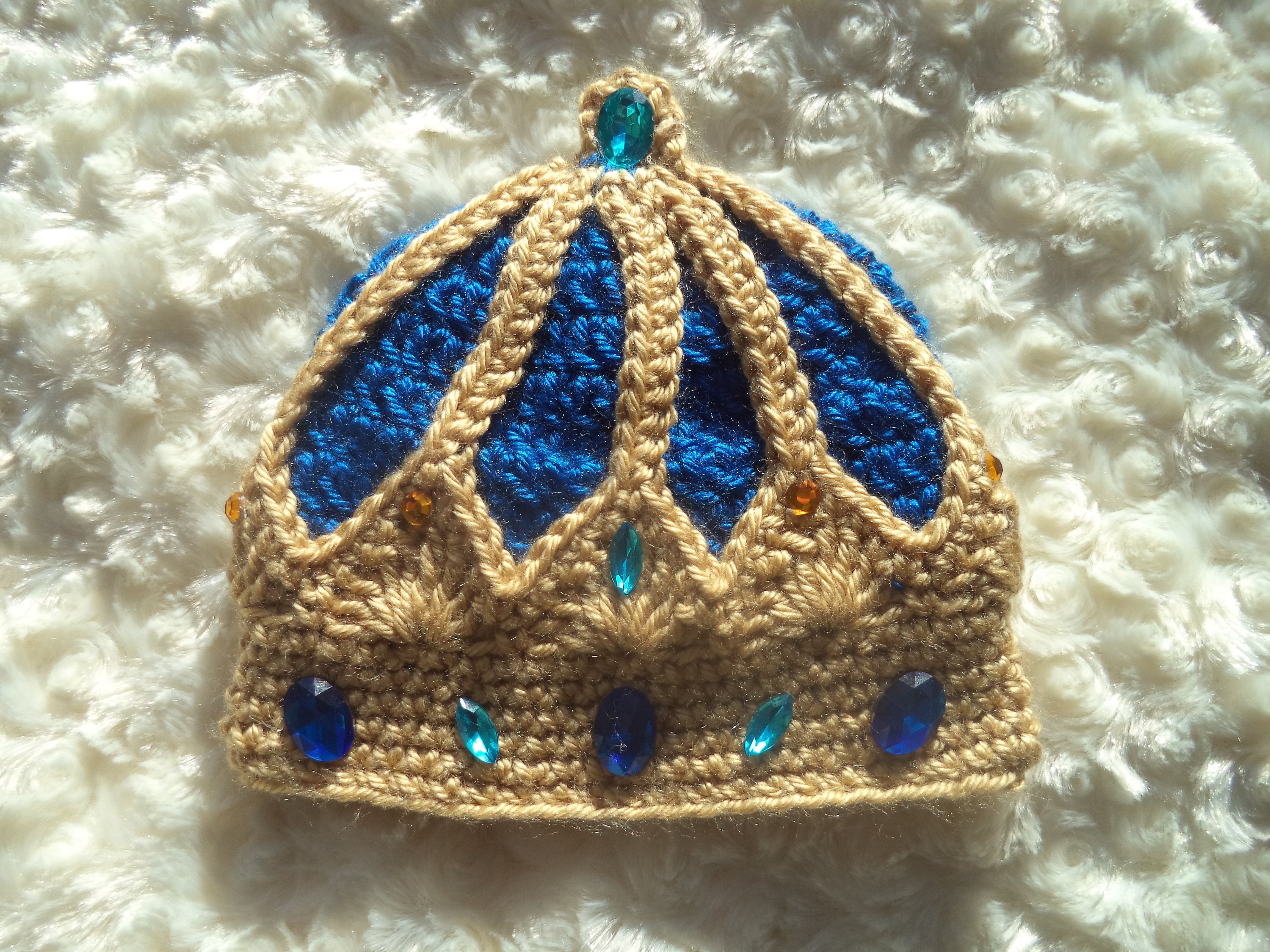 Crochet Baby King Crown Hat Crochet Prince Crown Hat Baby - Etsy Singapore