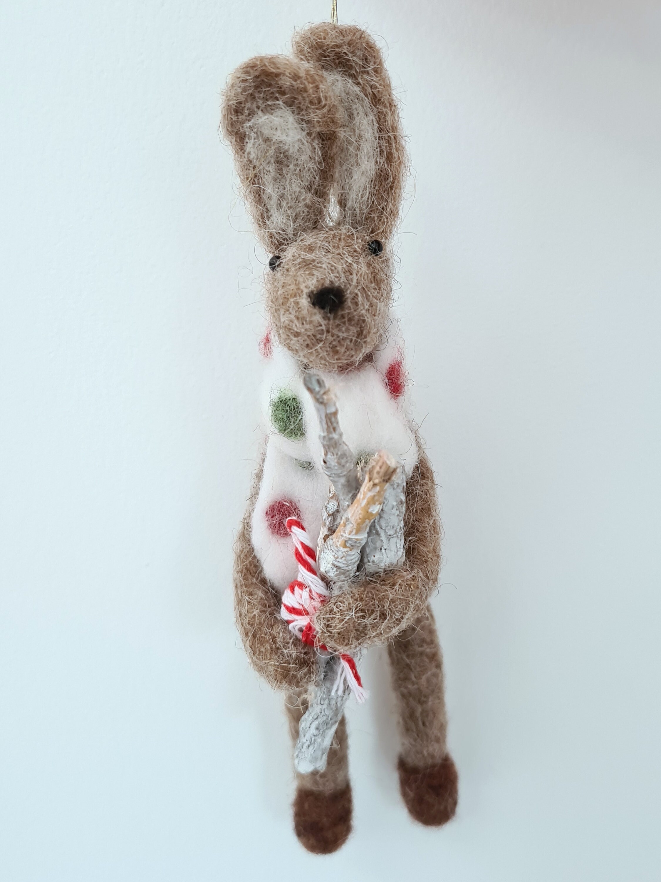 Winter Wonderland Rabbit Christmas Ornament - Etsy UK