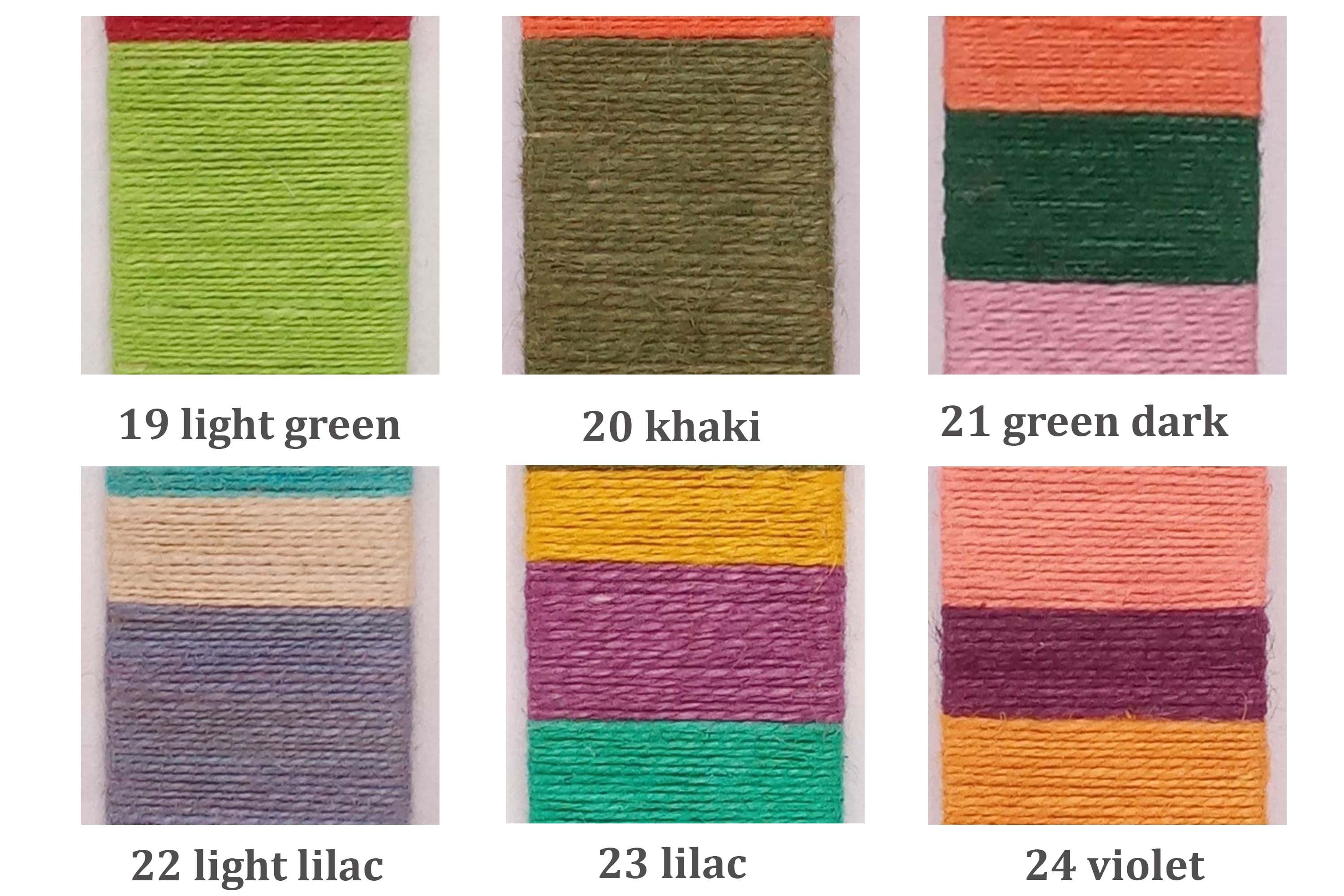 Jute Colors for Ordering Products. Jute is NOT for Sale. Order - Etsy
