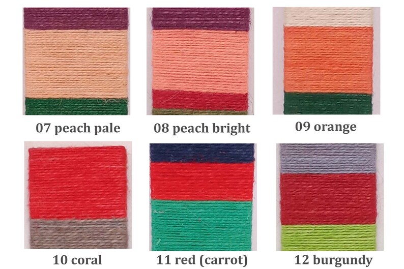 Jute Colors for Ordering Products. Jute is NOT for Sale. Order - Etsy