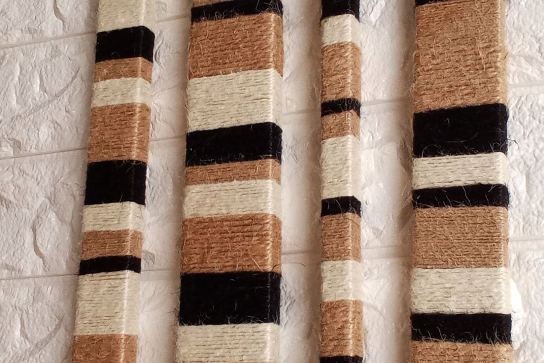 Textile Wall Art. Fiber Art Wall Installation. Vertical Wall - Etsy