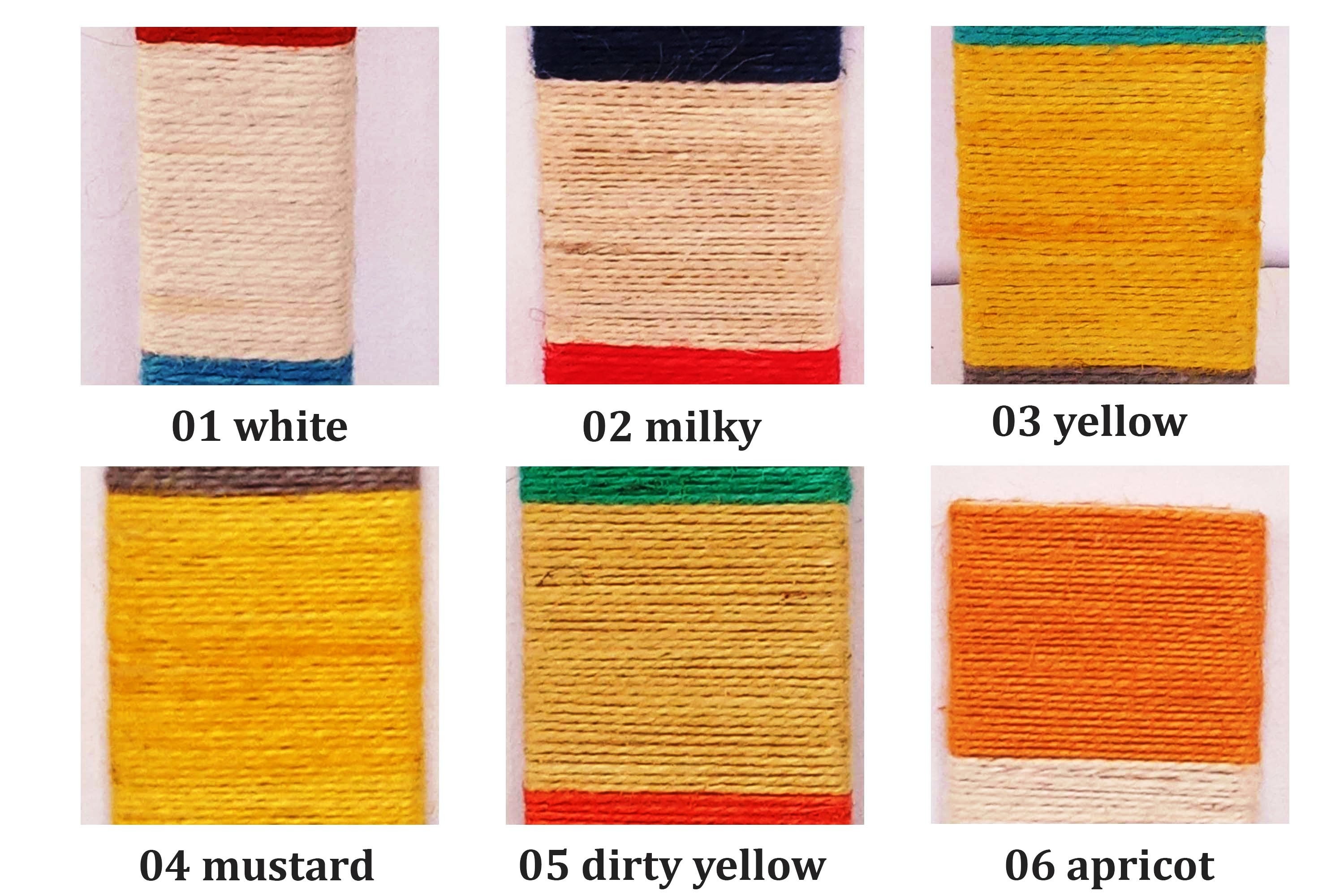 Jute Colors for Ordering Products. Jute is NOT for Sale. Order a Plank ...