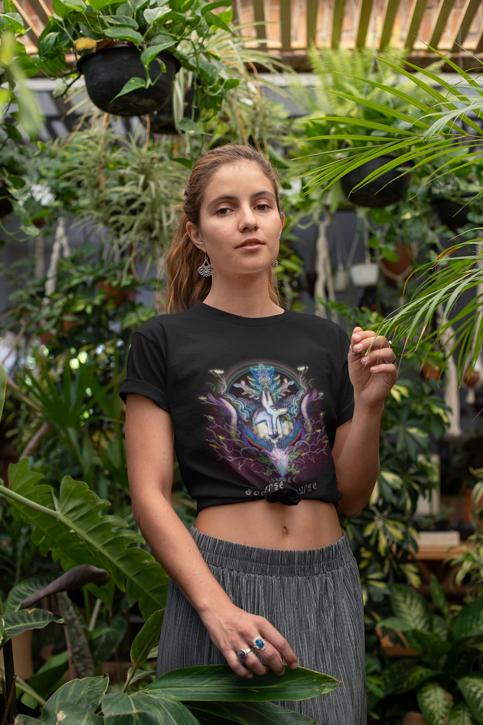 Anubis Sorce Magical Mystical Tee Trippy Shirt Psychedelic Art T-shirt ...