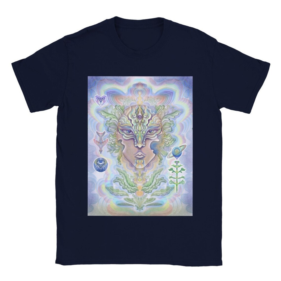 Goddess Tee Psychedelic Trippy Art Shirt Mystic Print Top - Etsy