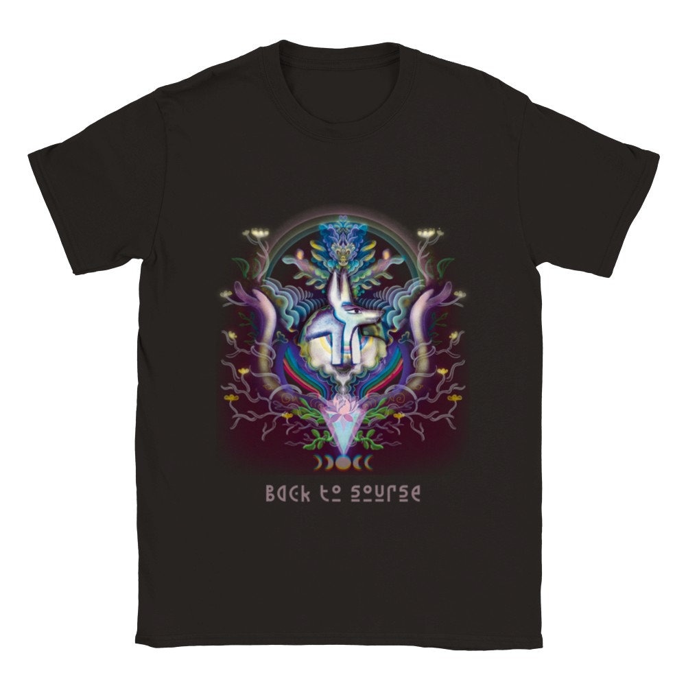 Anubis Sorce Magical Mystical Tee Trippy Shirt Psychedelic Art T-shirt ...