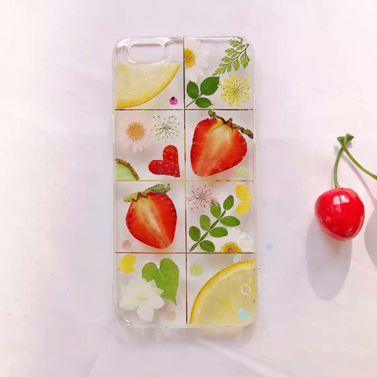 Iphone X Fruit Casepressed Real Flowers Case for Iphone 11 12 - Etsy