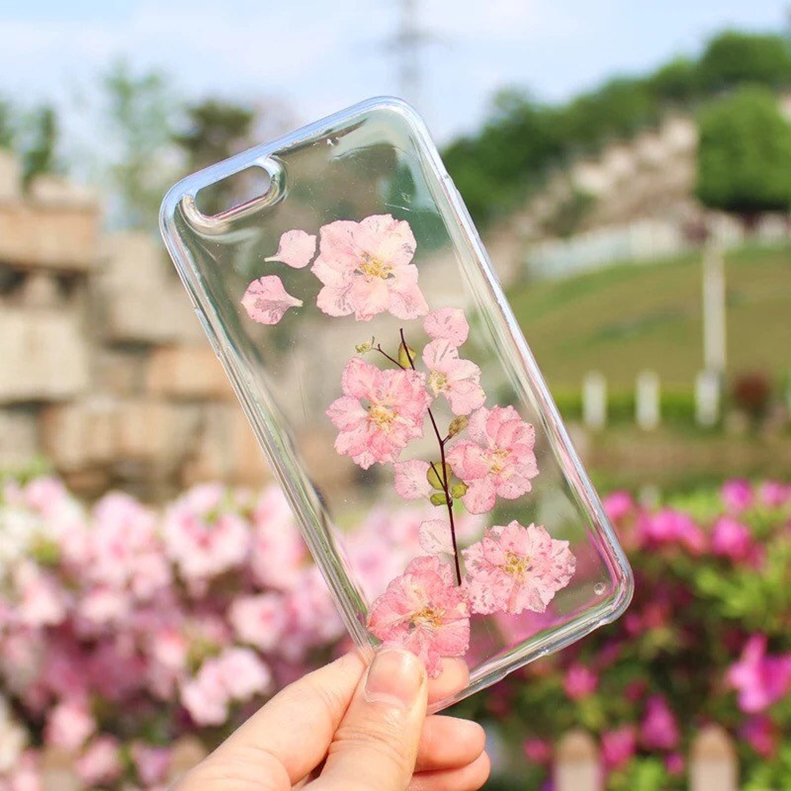 Genuine Pressed Dried Flower Phone Caseiphone 11 12 13 Pro - Etsy