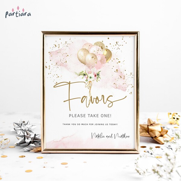 Favor Table Sign - Etsy