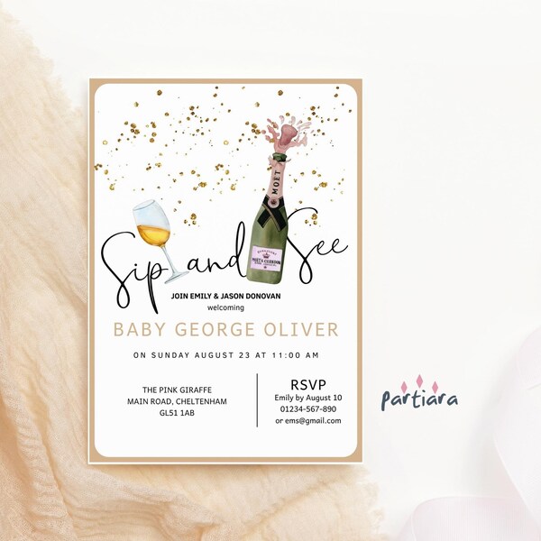 Sip and See Housewarming Party - Etsy