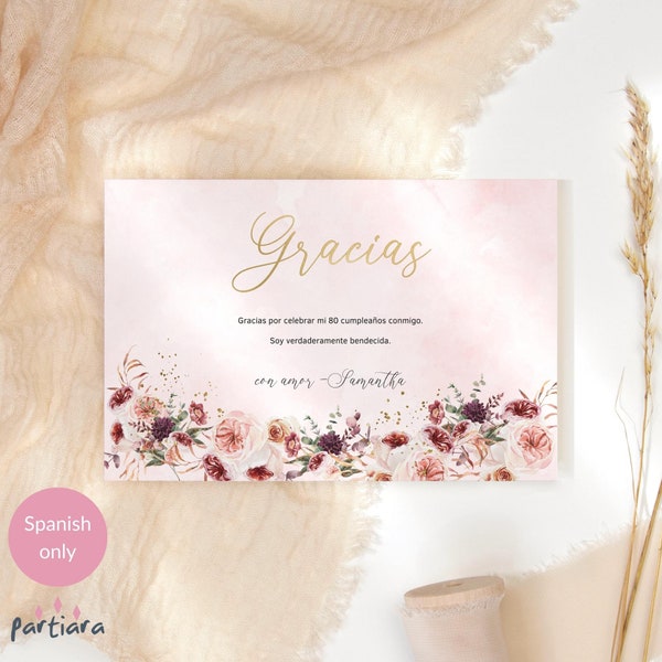 Spanish Thank You - Etsy