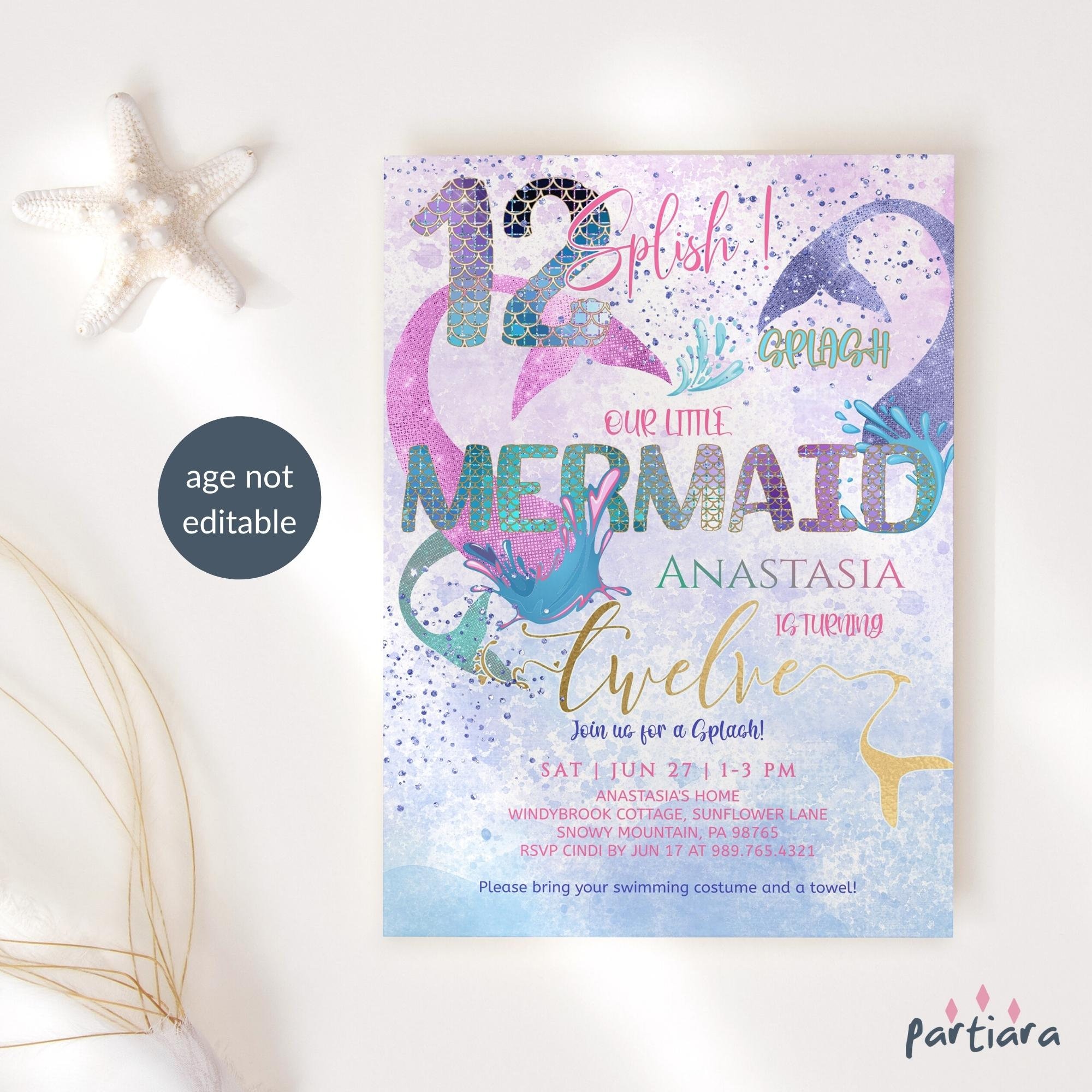 12th Birthday Pool Party