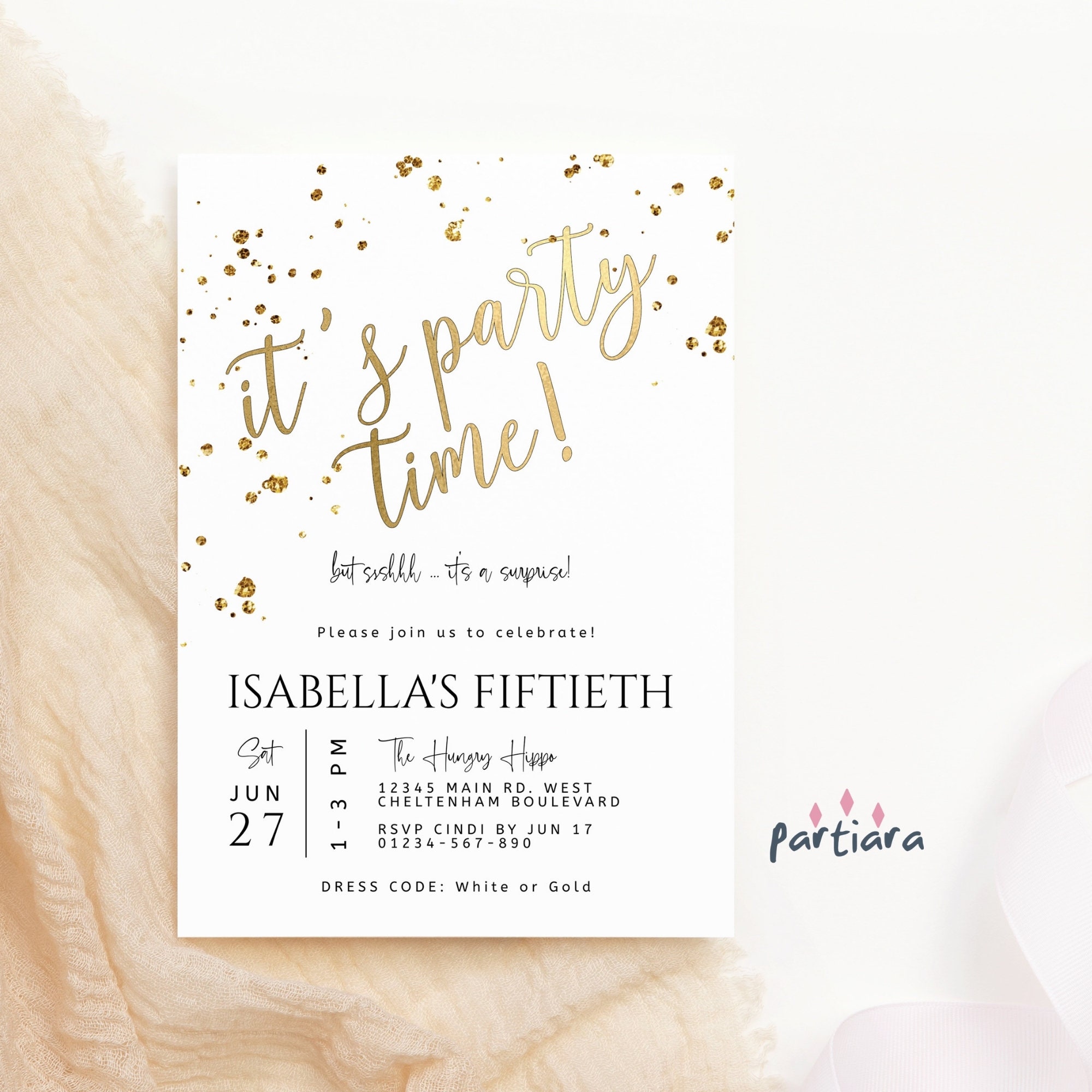 Party Time Invitations