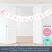 Baby Shower Banner Rainbow Party Sign Printable It's a Girl Bunting ...
