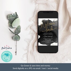 Welcome Back Party Invitation, Welcoming Home Party Invite Digital ...
