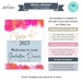 Pink Orange Graduation Sign Class of 2023 Welcome Poster 11x14 Editable ...