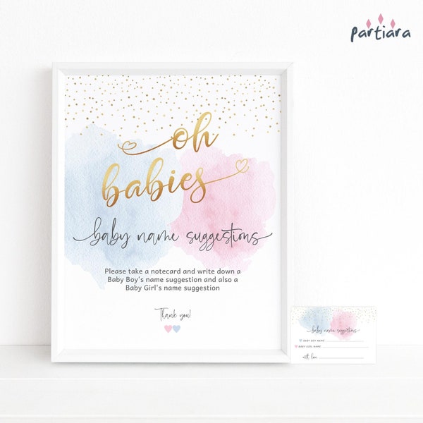 Name Reveal Poster - Etsy