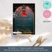 Hollywood Theme Party Menu Card Birthday Menus Red Carpet Awards Event ...