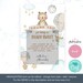 Teddy Bear Birthday Thank You Card Printable up up Away Hot - Etsy UK