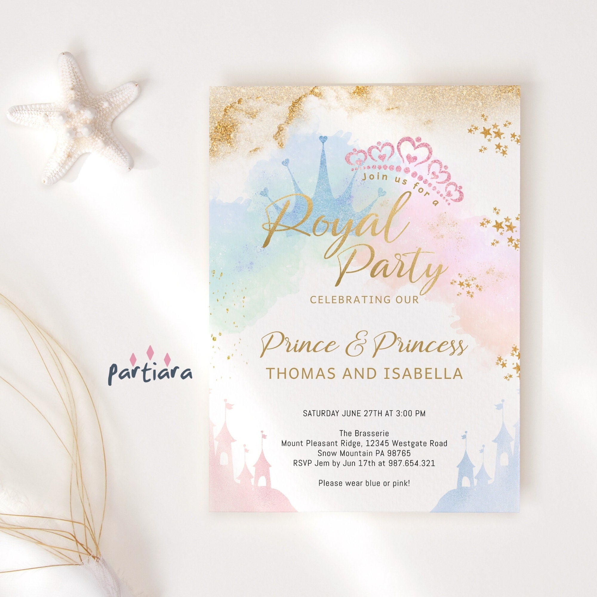 Royalty Theme Invitation