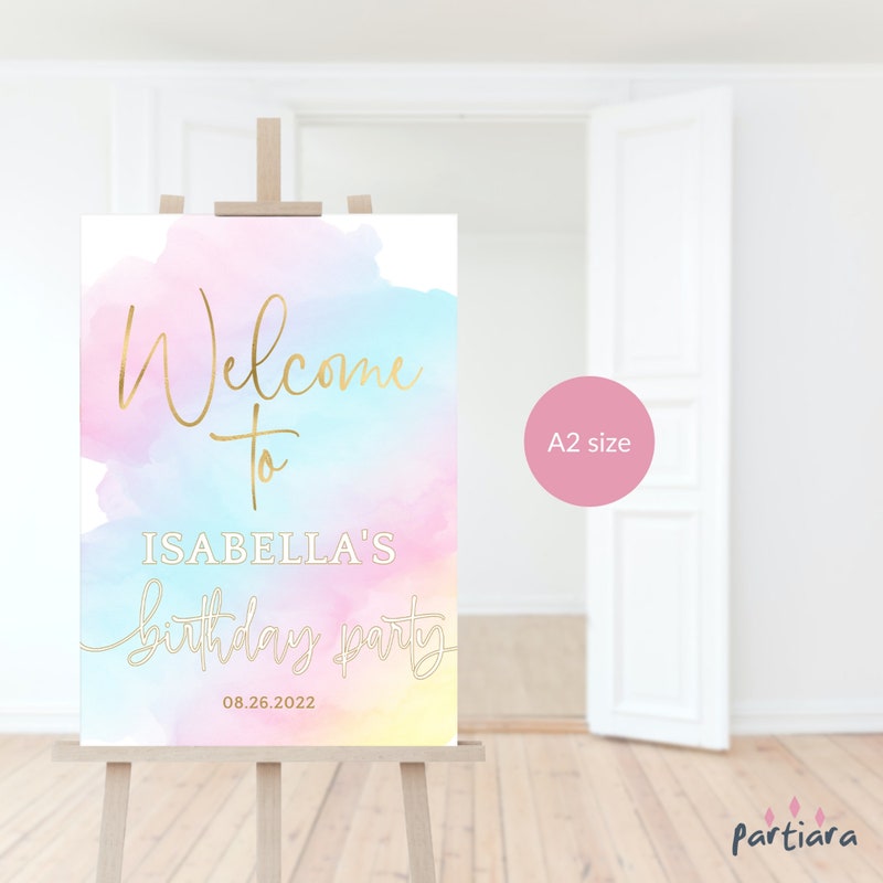 Birthday Welcome Sign - Etsy