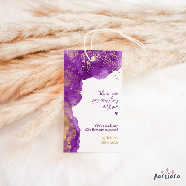 Purple Tags - Etsy