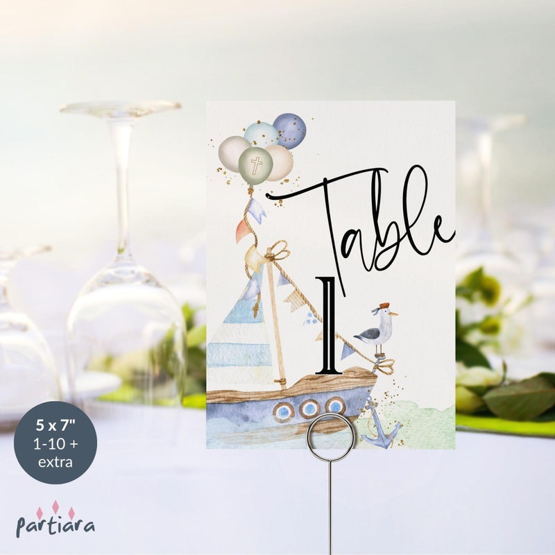 Nautical Table Numbers - Etsy