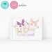 Baptism Butterfly Sign, God Bless Baby Girls Party Table Poster ...