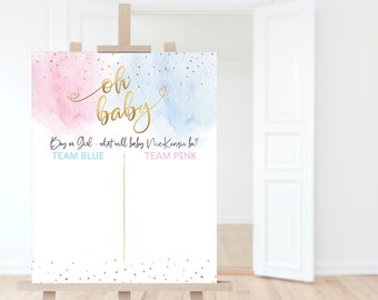 Gender Reveal Decor | Etsy
