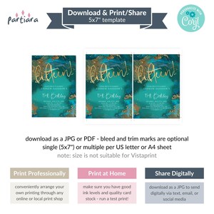 15th Birthday Invitation Printable Boy or Girls Pool Party Fifteenth ...