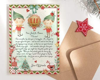 Elf Letter Brothers - Etsy