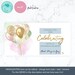 Birthday Gable Box Labels Girls Pastel Pink Green Gold - Etsy